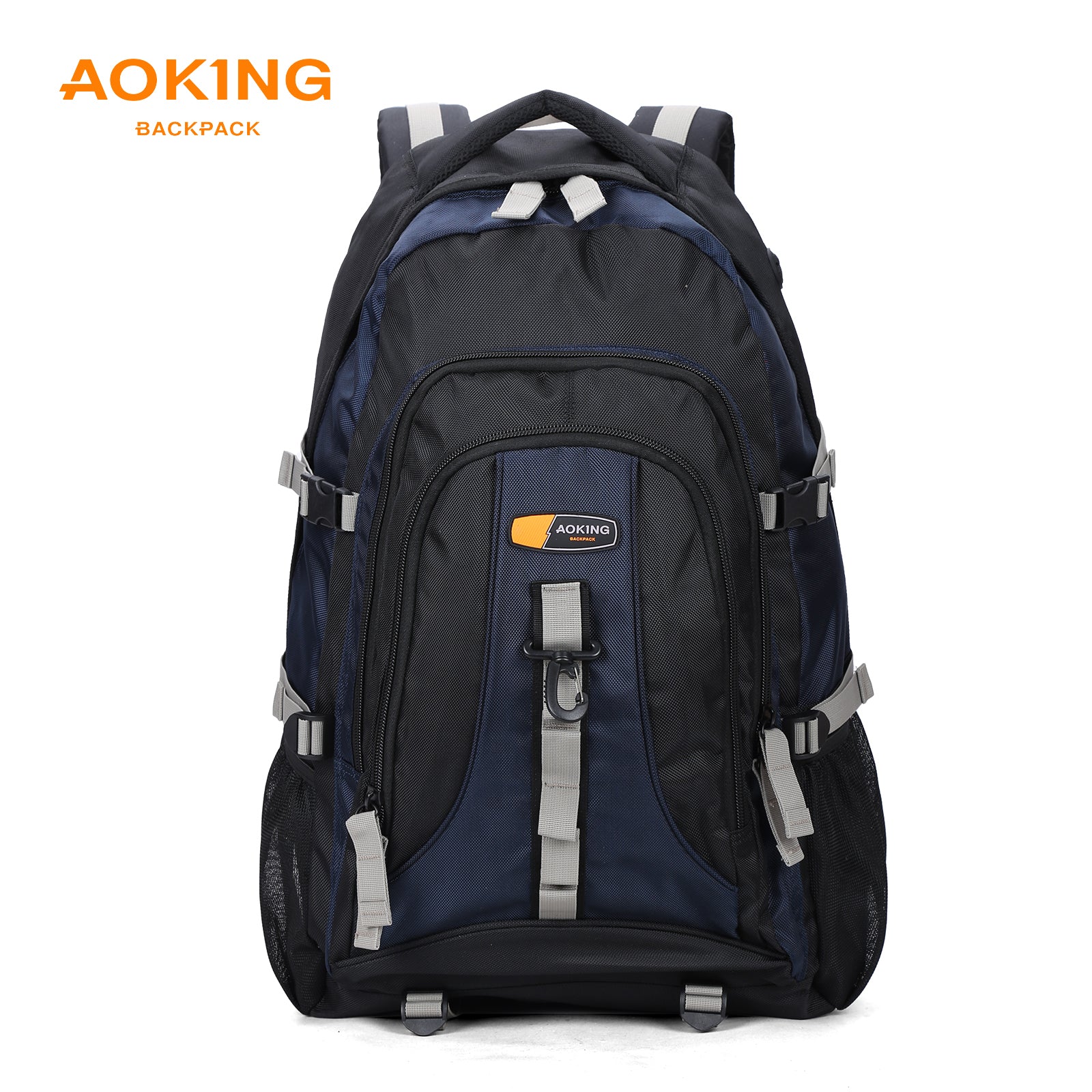 Aoking Backpack Black Casual Backpack Student Bag H997