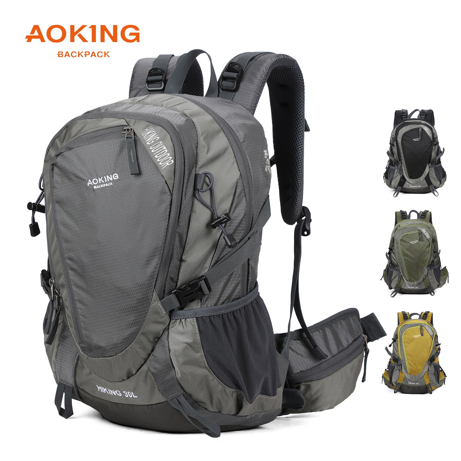 Aoking Backpack Large Capacity Casual Backpack Waterpoor Outdoor Bag Y